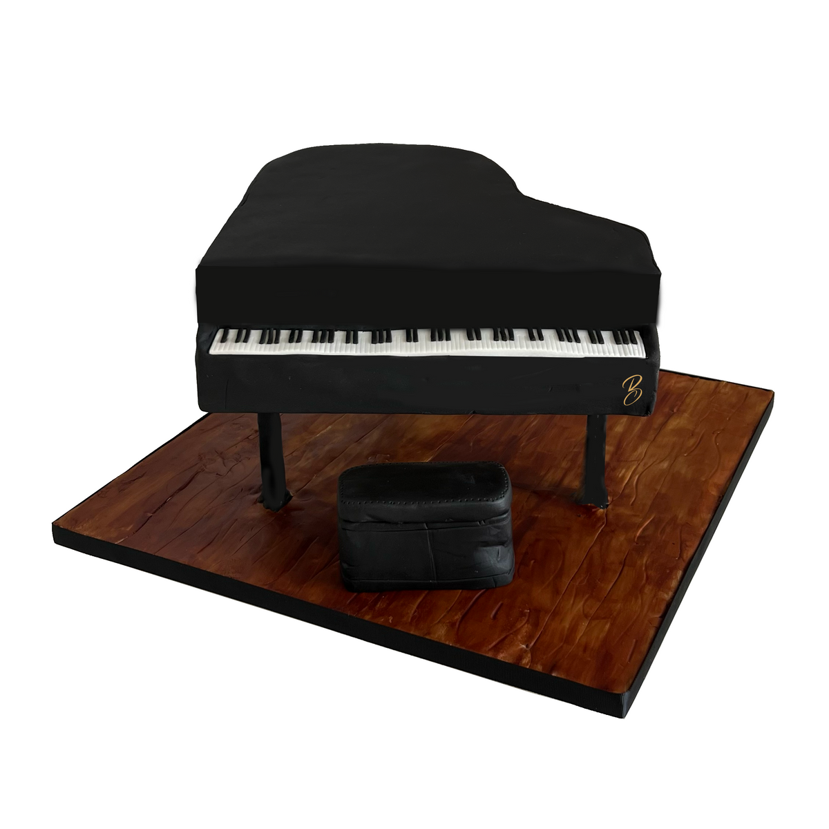 Sculpted 3D Grand Piano Cake | Music Celebration Cake | Kent & London ...